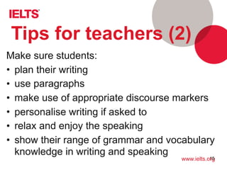 Ielts presentation for teachers | PDF