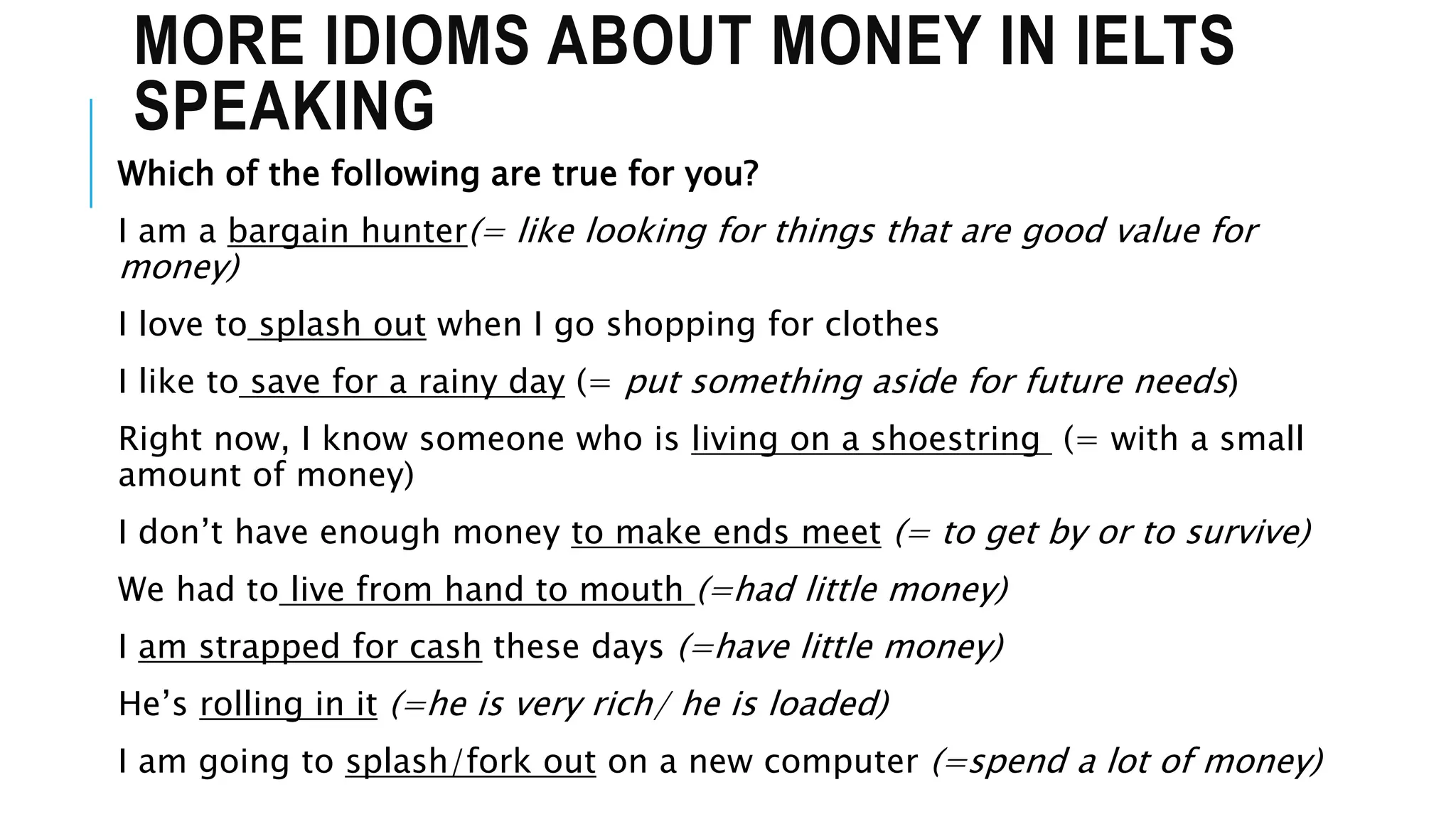 IELTS-Speaking-Money (Vocabularies).pptx