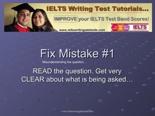 IELTS Writing Adelaide - Nine Common Mistakes Made with IELTS Writing ...