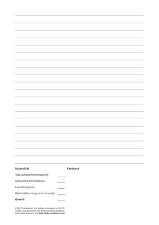 Ielts writing-answer-sheet | PDF