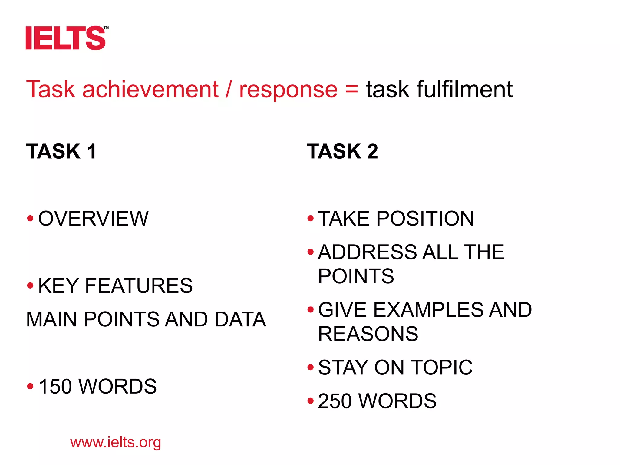 Ielts writing skills presentation | PDF