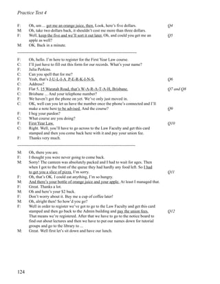 Ielts1 tapescripts | PDF