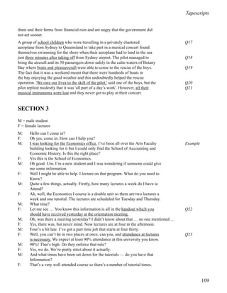 Ielts1 tapescripts | PDF