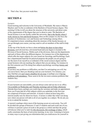 Ielts1 tapescripts | PDF