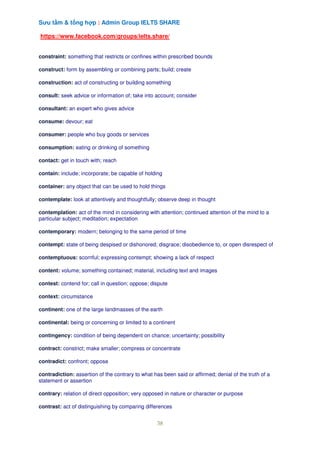 Ielts 4000 academic word list | PDF