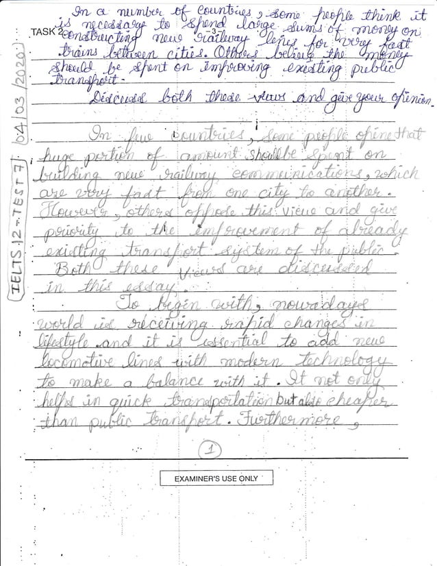 Ielts 7.5 band essay sample : how to score 7+ in IELTS Writing | PDF