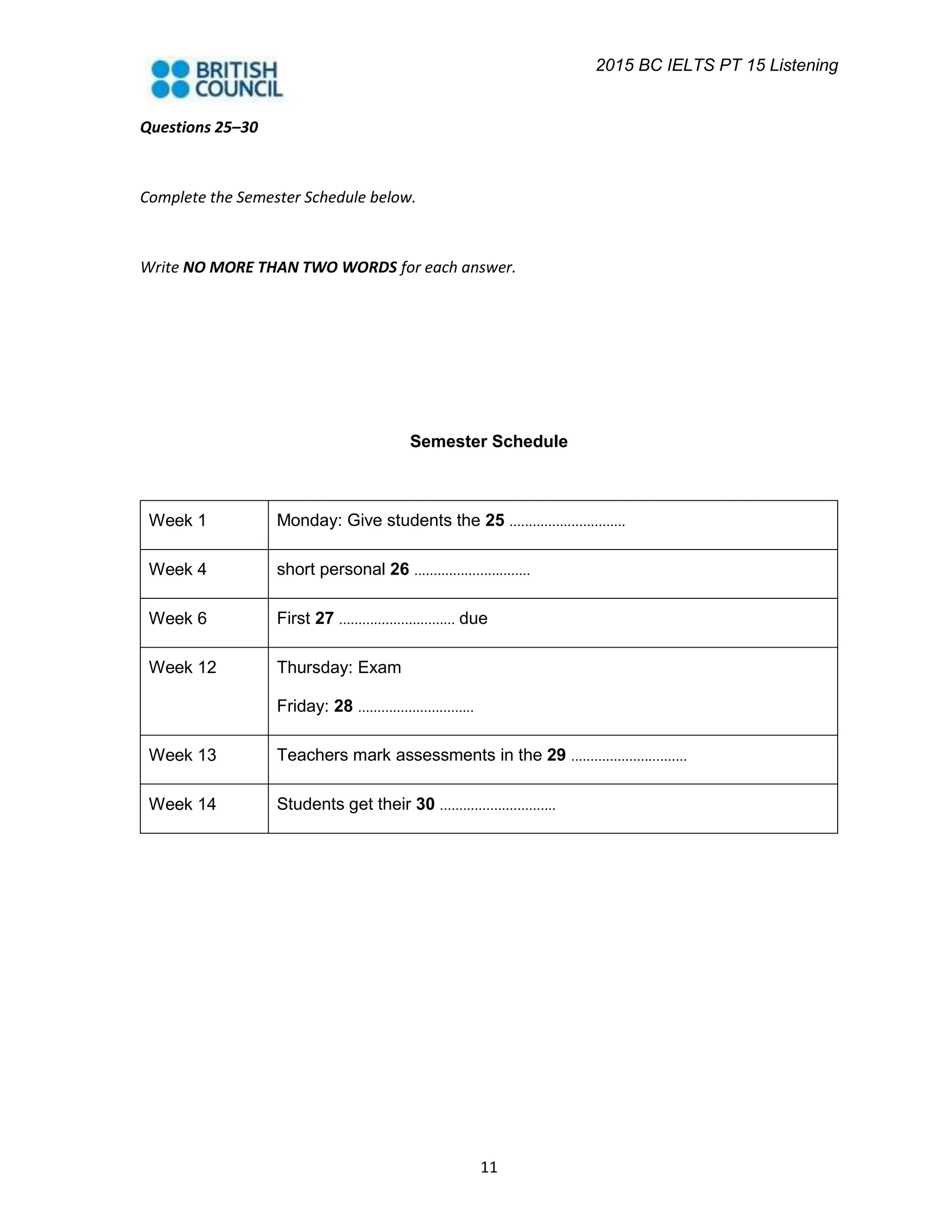 IELTS Academic Practise Test. IELTS Academic Practise Test. IELTS ...