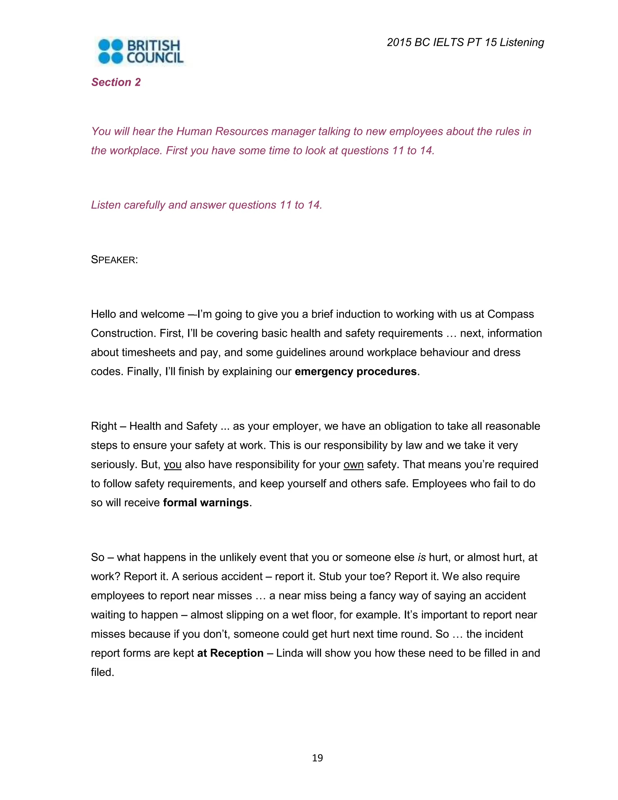 IELTS Academic Practise Test. IELTS Academic Practise Test. IELTS ...