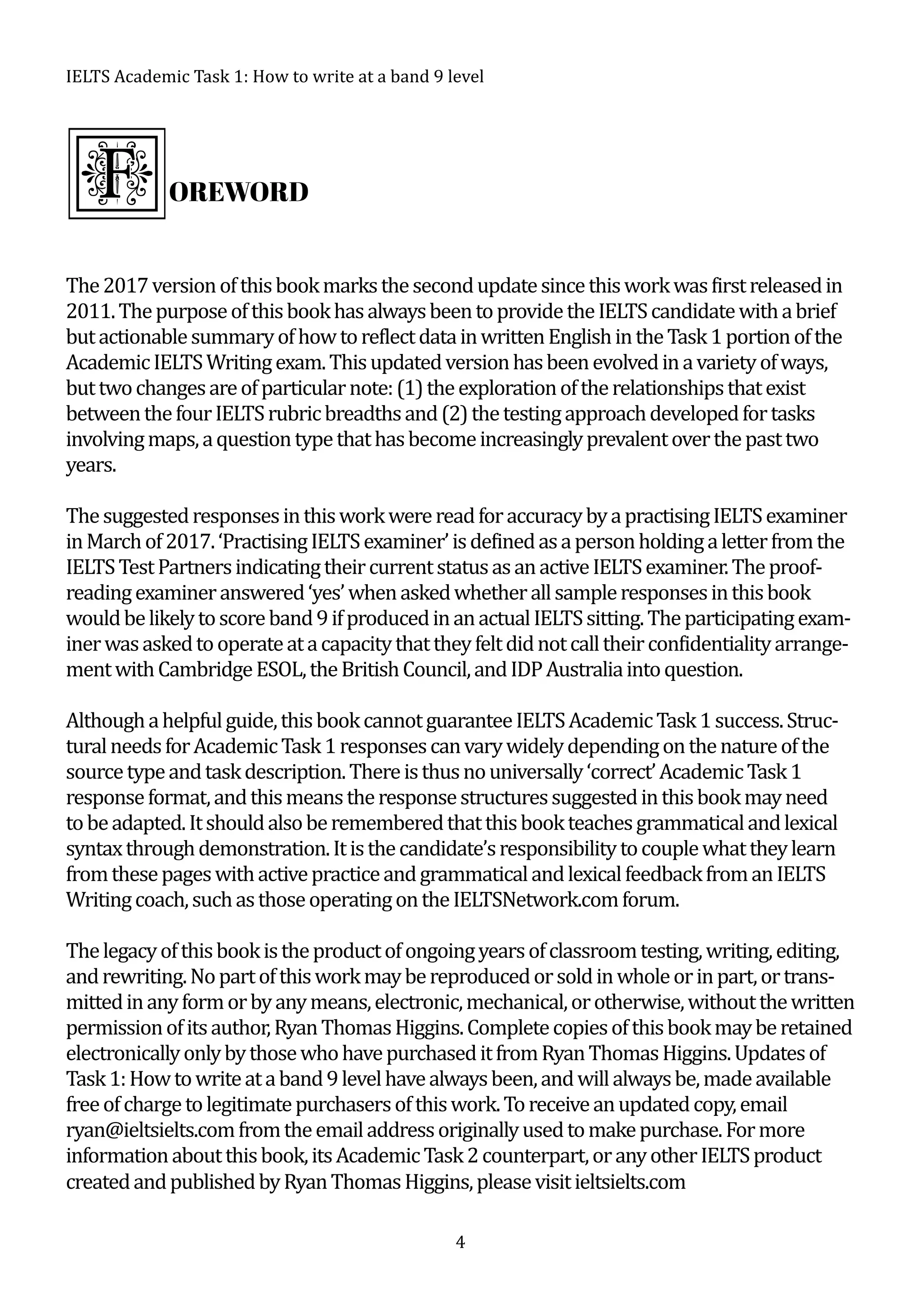 IELTS Academic Task 1 - How to write at a band 9 level (2017-2018 ...