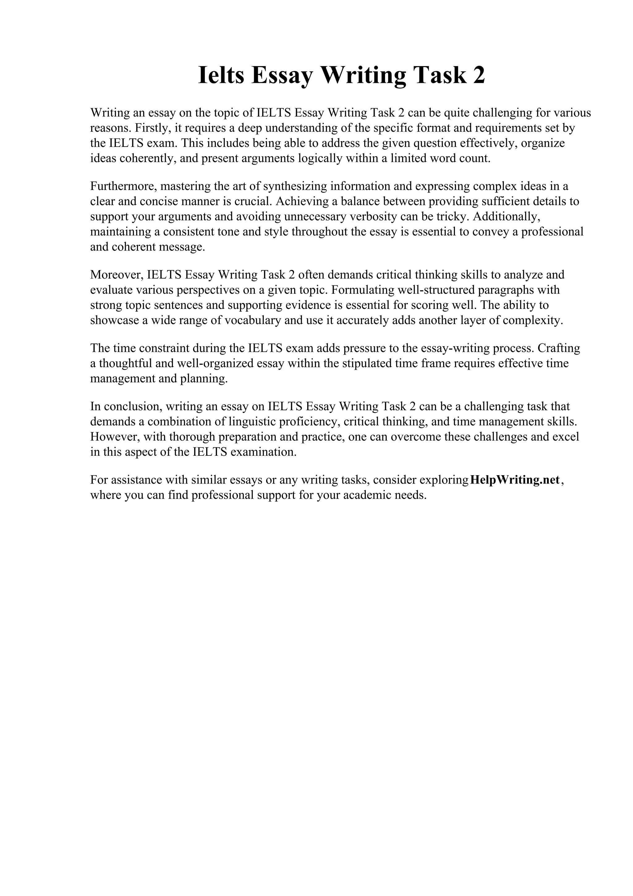 Ielts Essay Writing Task 2 | PDF | Birds | Pets