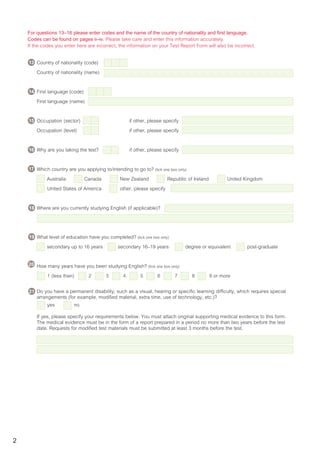IELTS exam form and answer sheet samples.pdf