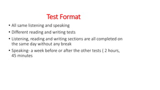 IELTS Exam format For academic and Gerneal.pptx