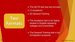IELTS General Introduction | PPTX