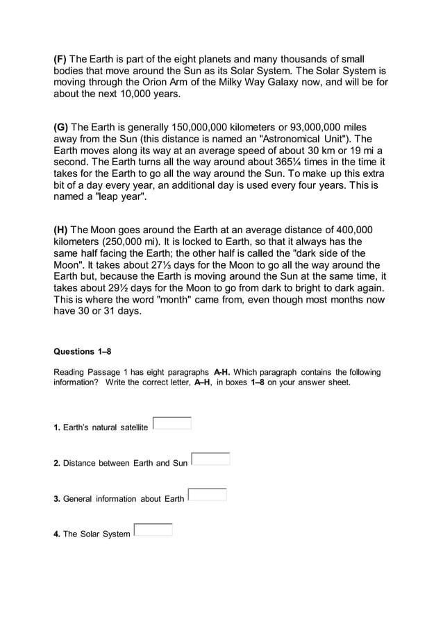 Ielts general reading test 1 | PDF