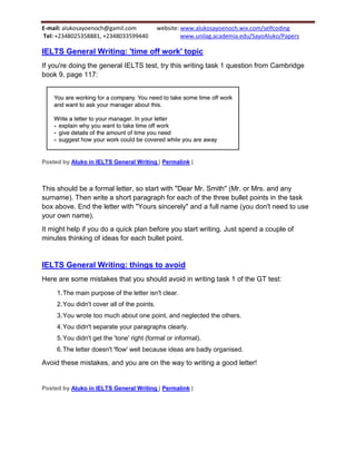 Ielts general writing upload | PDF