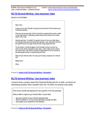 Ielts general writing upload | PDF