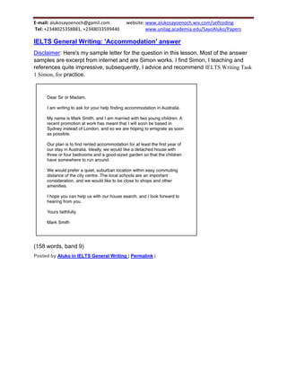 Ielts general writing upload | PDF