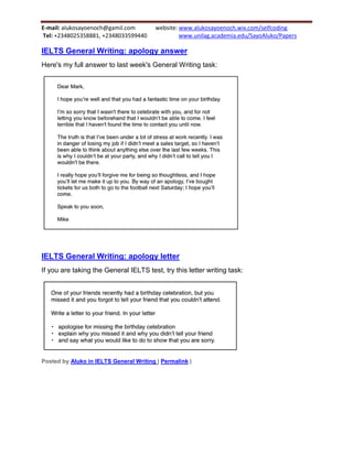 Ielts general writing upload | PDF