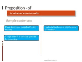 IELTS Grammar - Prepositions | PPTX