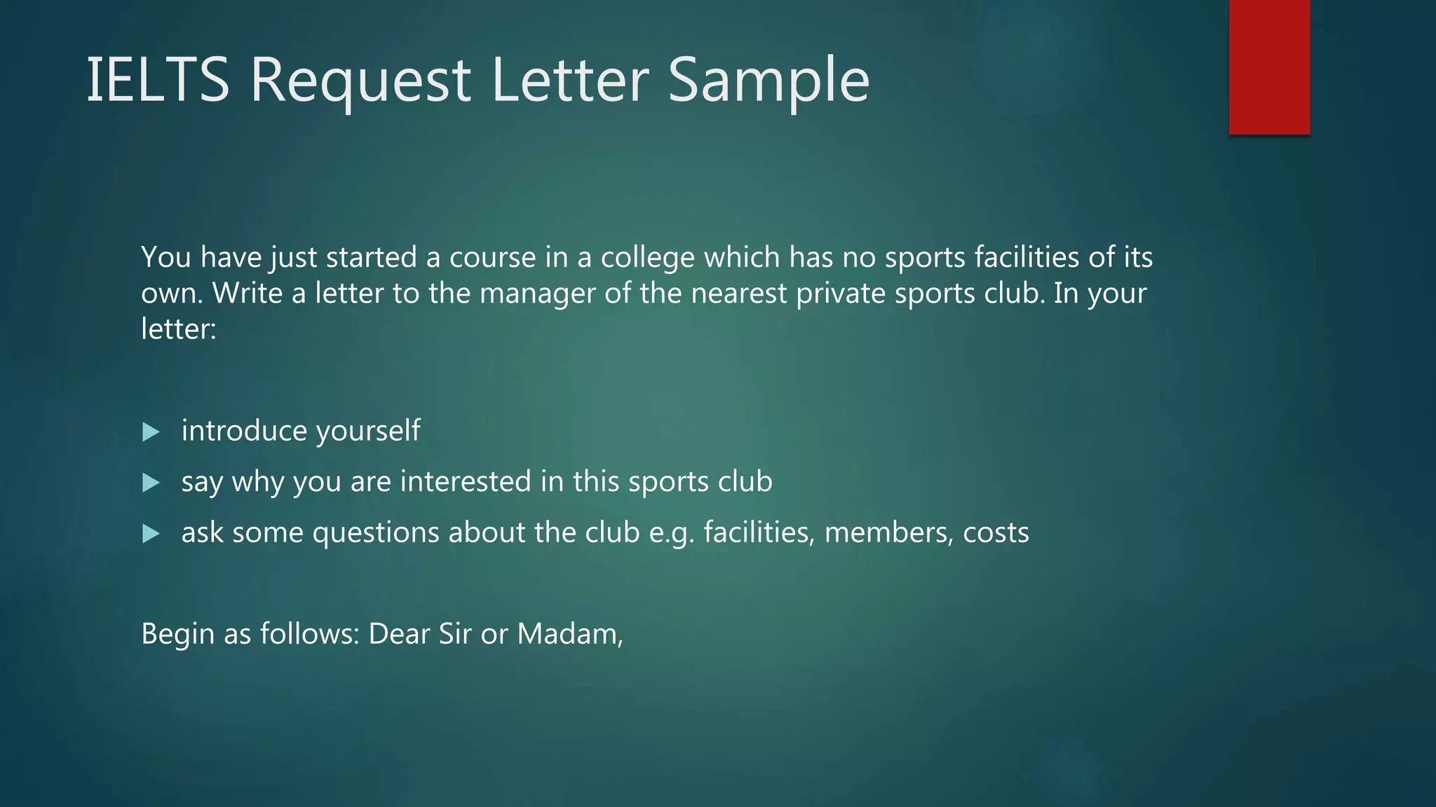 Ielts gt task 1 request | PPT Ielts gt task 1 request | PPT