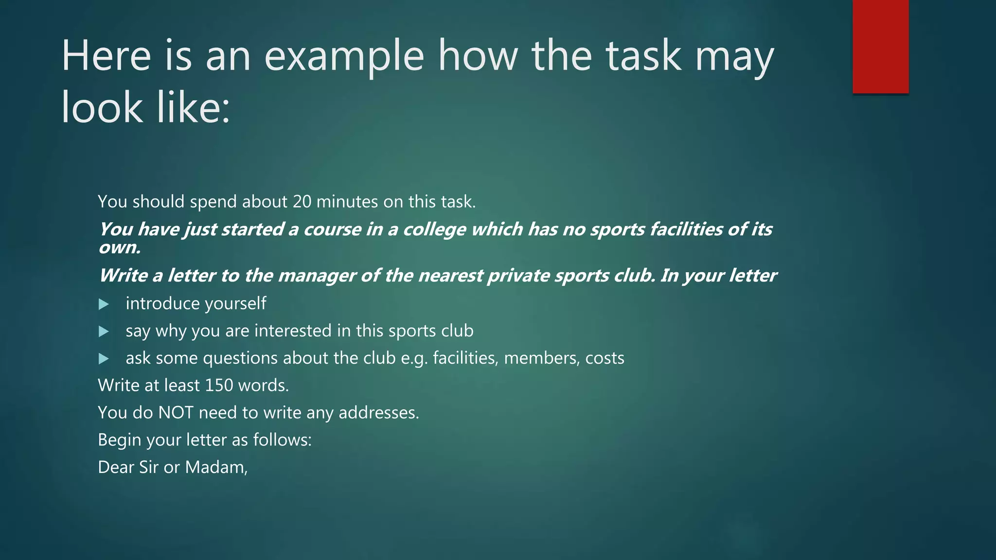 Ielts gt task 1 request | PPT Ielts gt task 1 request | PPT