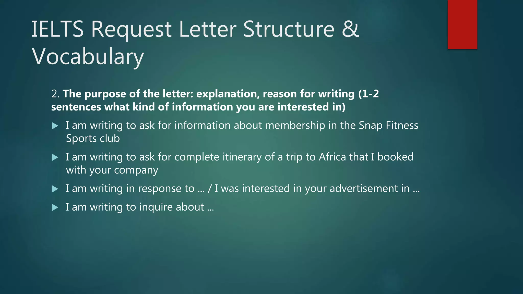 Ielts gt task 1 request | PPT Ielts gt task 1 request | PPT
