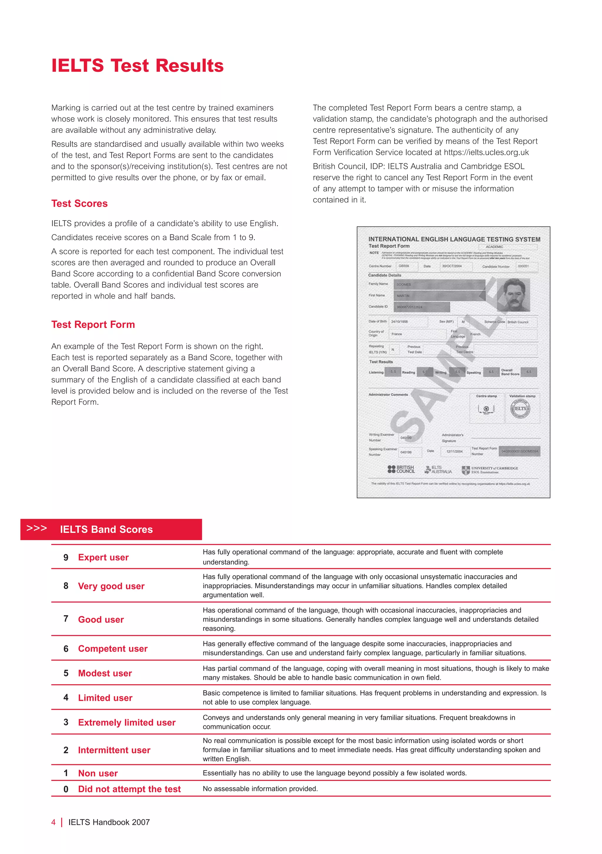 Ielts handbook british council | PDF