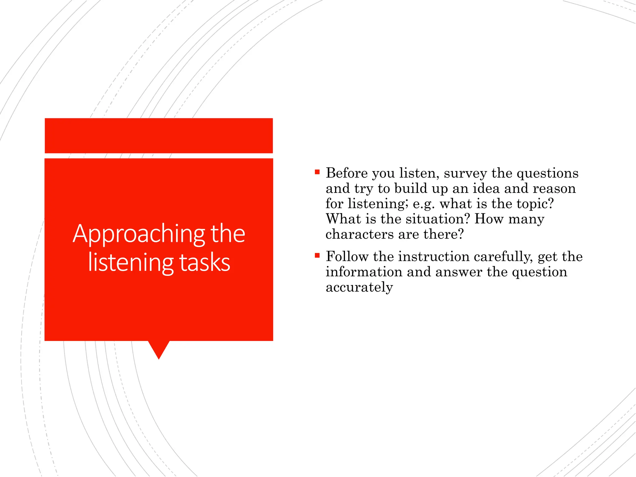 IELTS Listening Introduction (this slides give brief explanation) | PPT ...