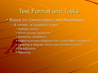 IELTS Listening English Language Centre The Hong Kong Polytechnic ...