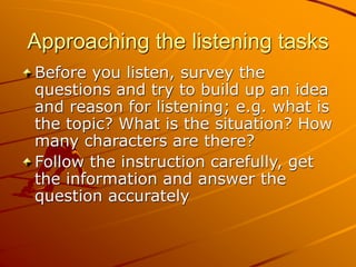 IELTS Listening English Language Centre The Hong Kong Polytechnic ...