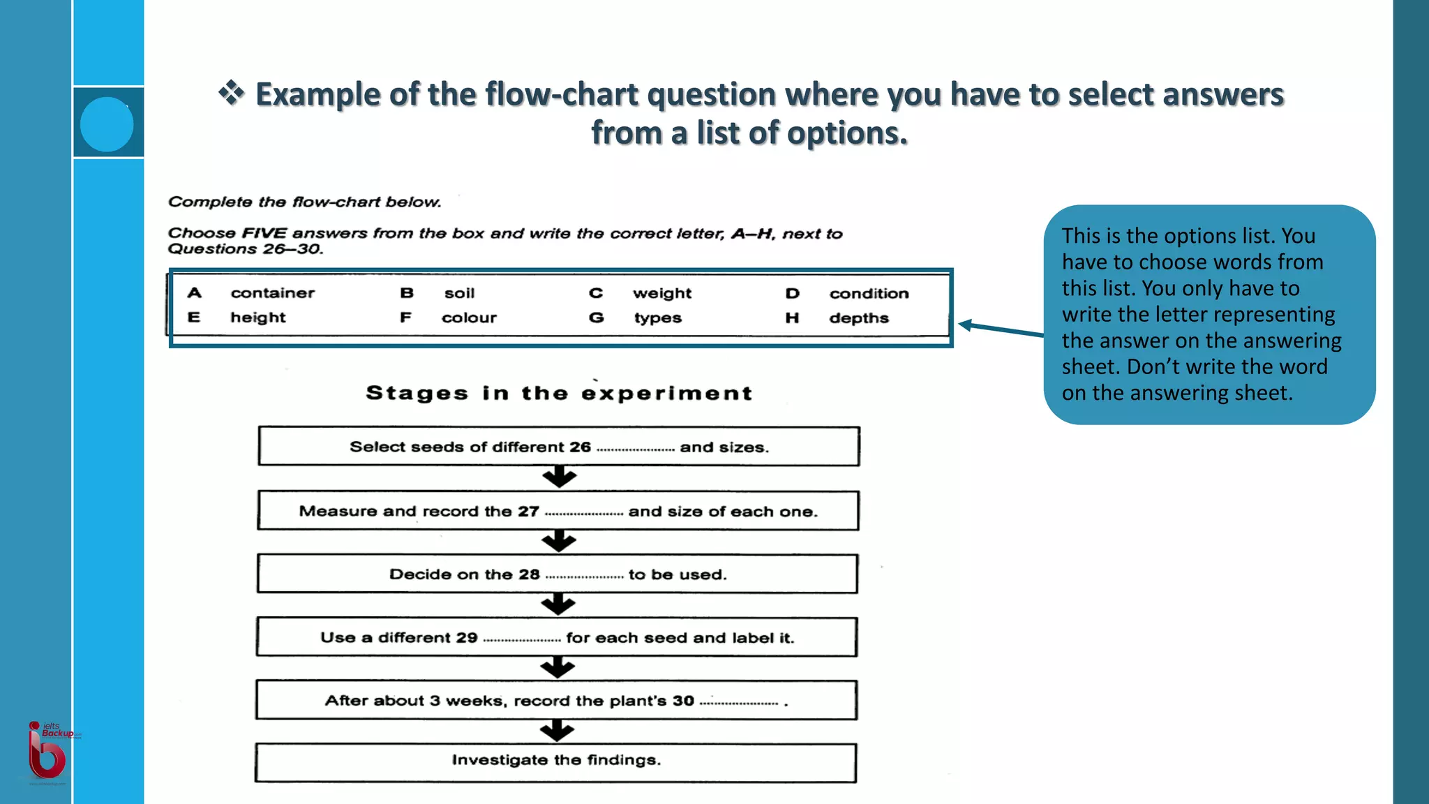 IELTS Listening - Flow Chart Completion - Introduction and Useful Tips ...