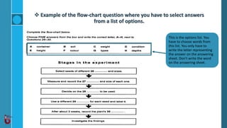 IELTS Listening - Flow Chart Completion - Introduction and Useful Tips | PPTX
