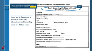 IELTS Listening - Form Completion - Introduction - Useful Tips | PPTX