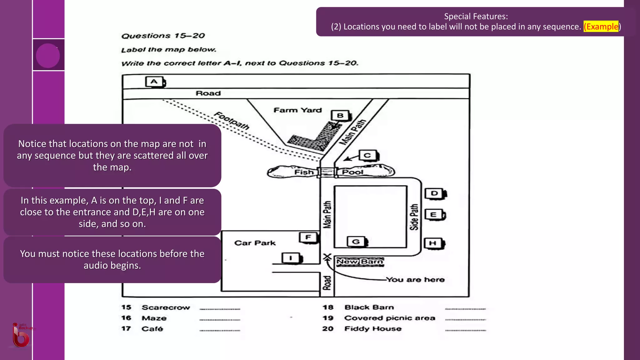 IELTS Listening - Map-Plan Labelling - Introduction - Useful Tips | PPTX