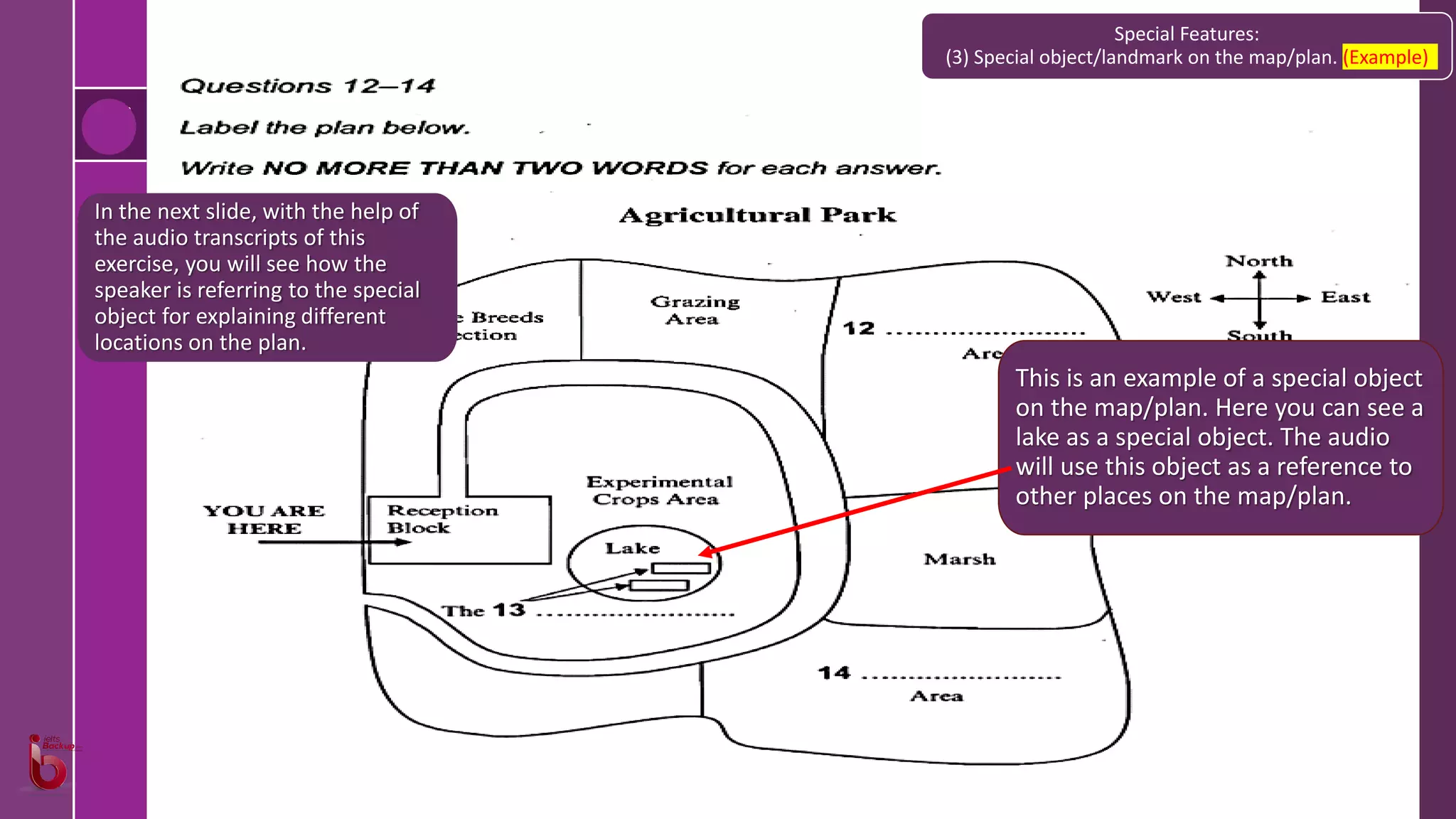 IELTS Listening - Map-Plan Labelling - Introduction - Useful Tips | PPTX