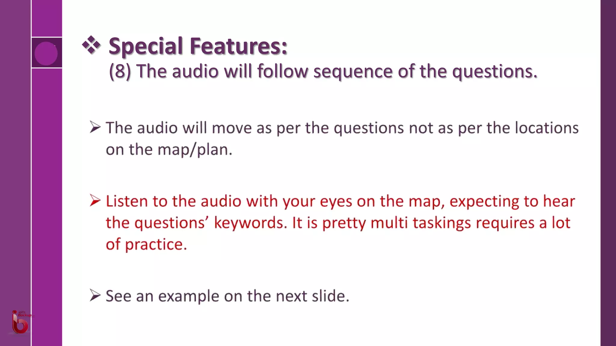 IELTS Listening - Map-Plan Labelling - Introduction - Useful Tips | PPTX