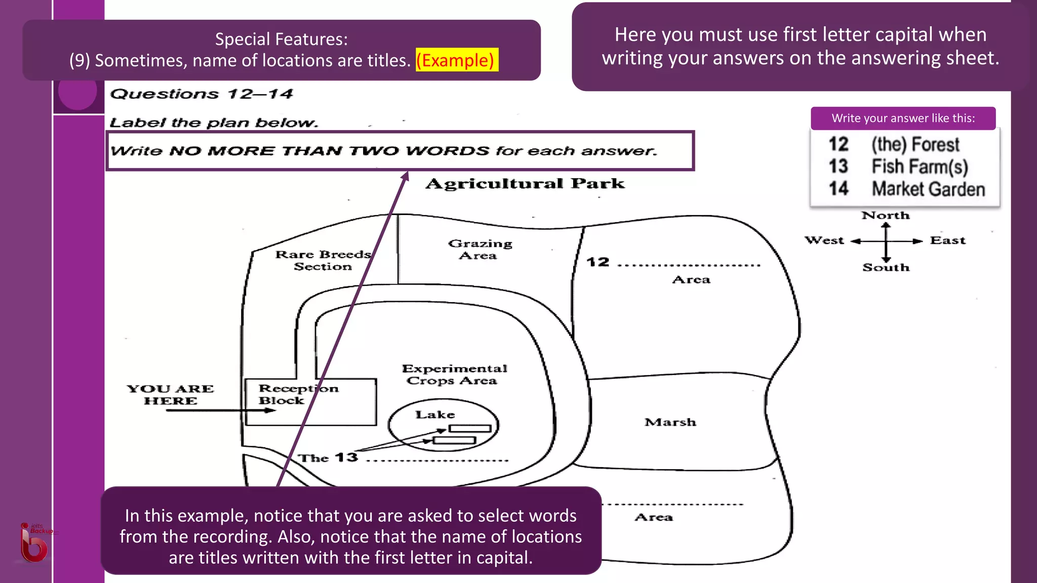 IELTS Listening - Map-Plan Labelling - Introduction - Useful Tips | PPTX