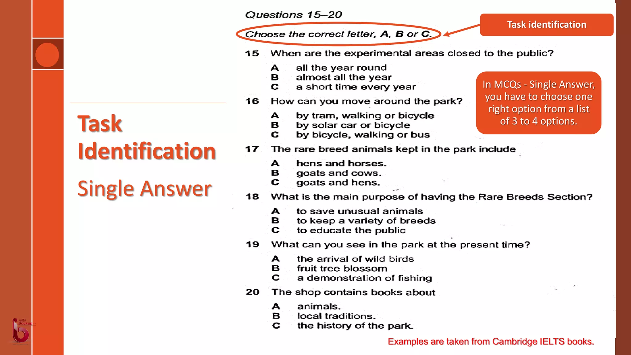 IELTS Listening - MCQs -Intorduction - Useful Tips | PPTX