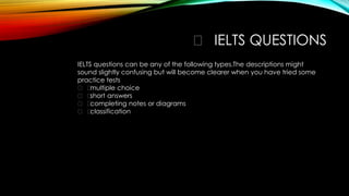 Ielts listening presentation | PDF