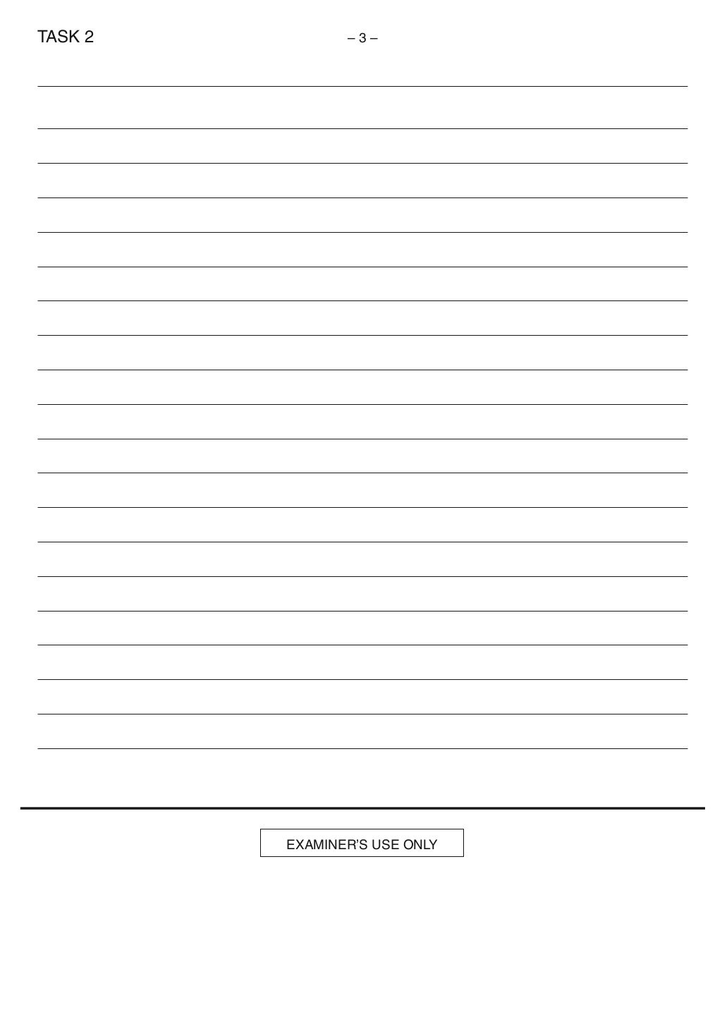 Ielts Listening Answer Sheet