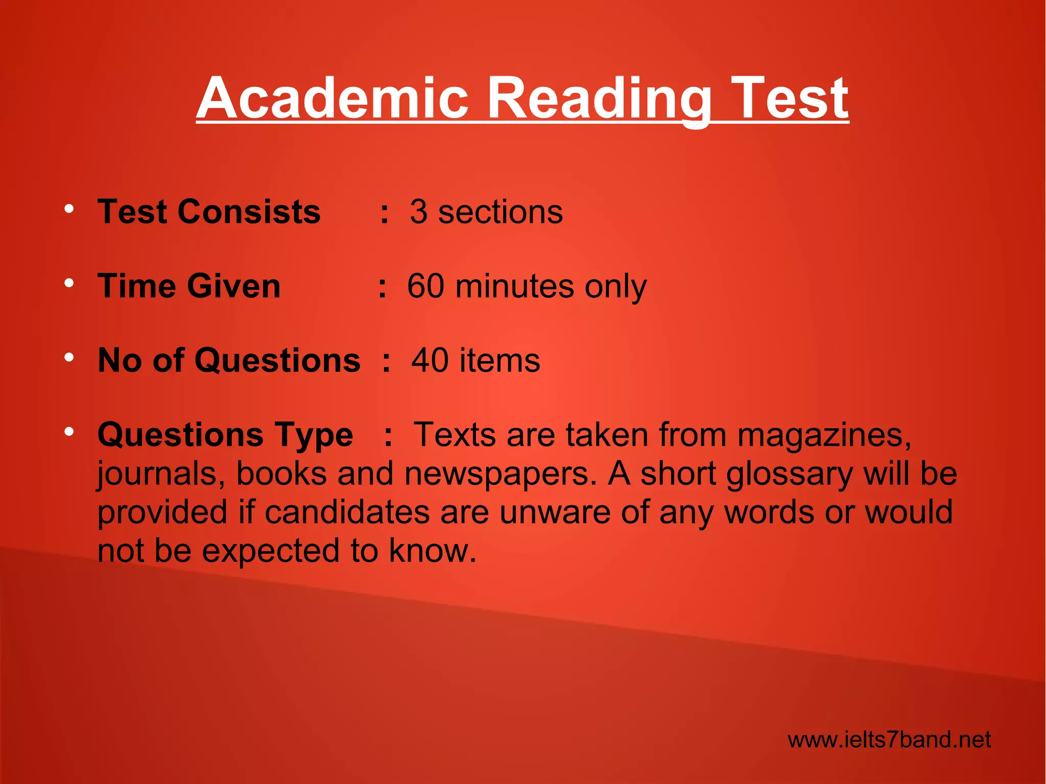 Ielts modules | PPT