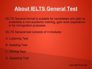 Ielts modules | PPT