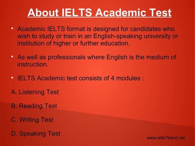 Ielts modules | PPT
