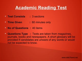 Ielts modules | PPT