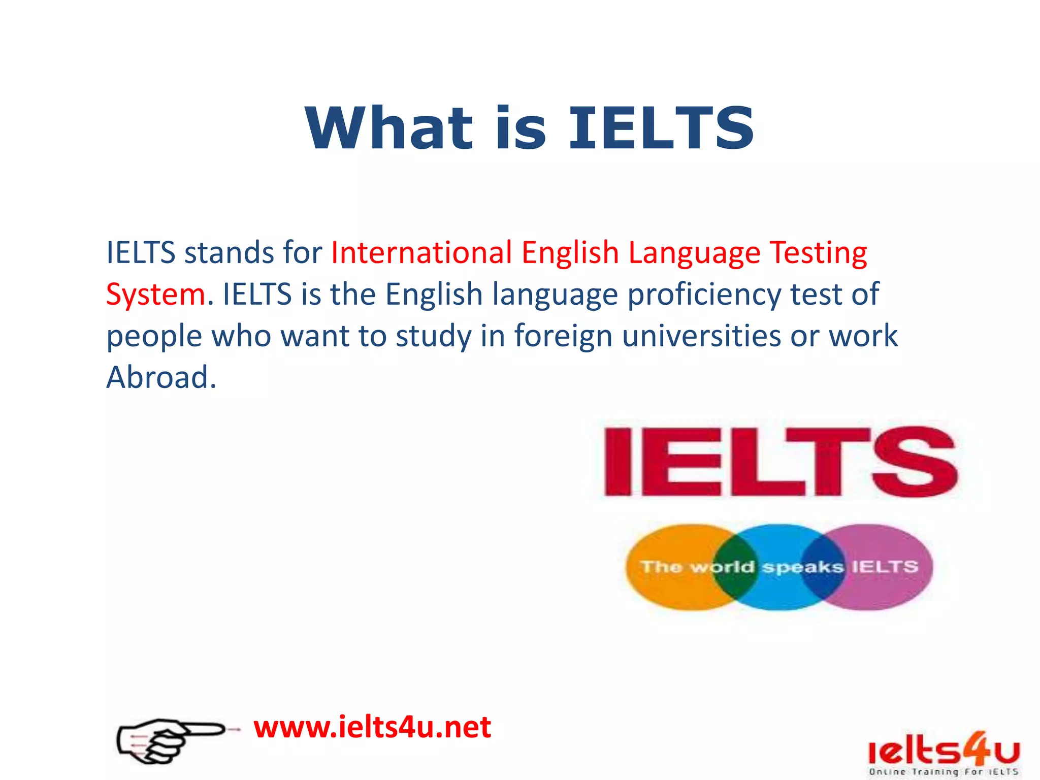 IELTS Online Exam and Test Format | PPTX