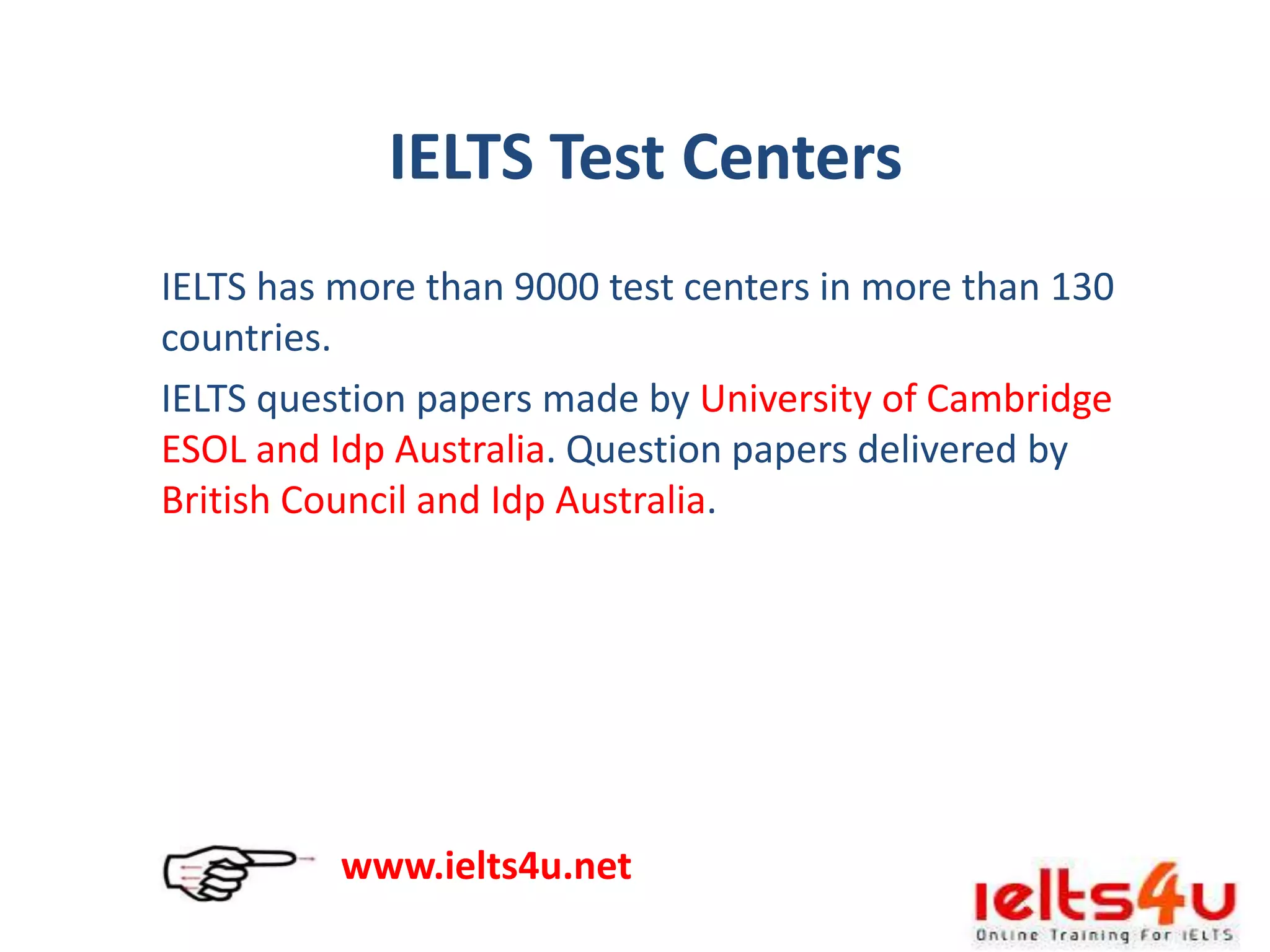 IELTS Online Exam and Test Format | PPTX