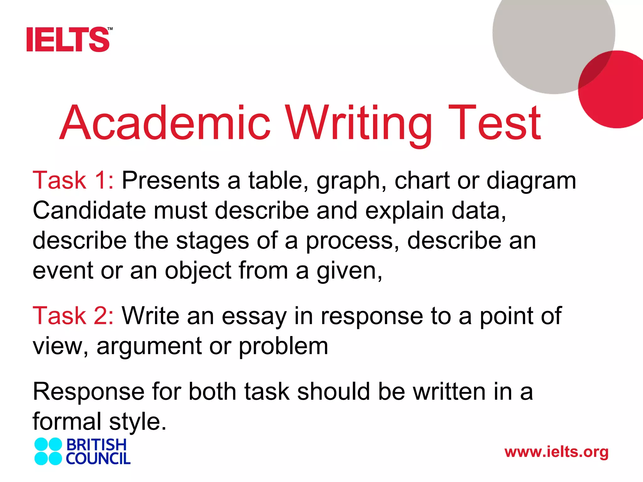 IELTS ORIENTATION | PPT