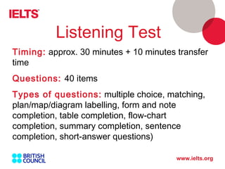 IELTS ORIENTATION | PPT