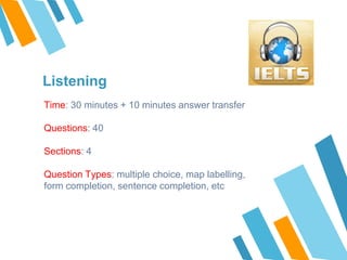 Overview of the IELTS Exam | PPTX