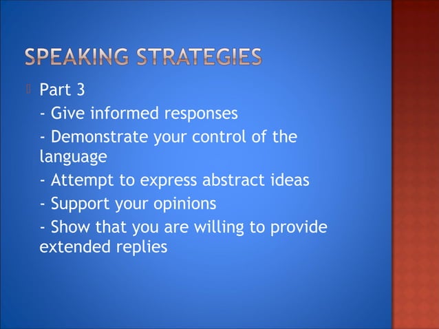 Ielts overview presentation | PPT